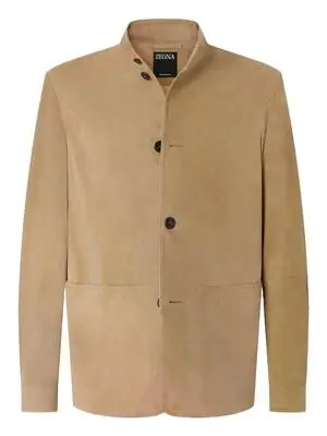 Zegna Button-up Jacket - Neutrals