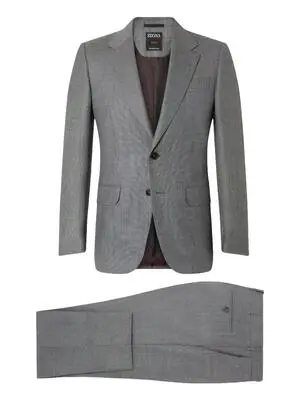 Zegna Centoventimila Wool Suit - Grey
