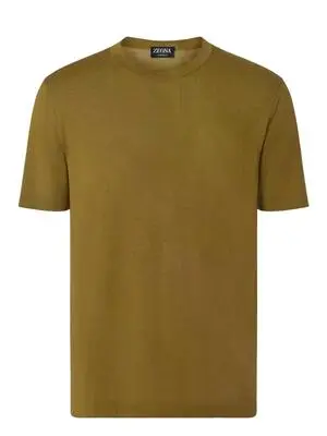 Zegna Wool T-shirt - Green