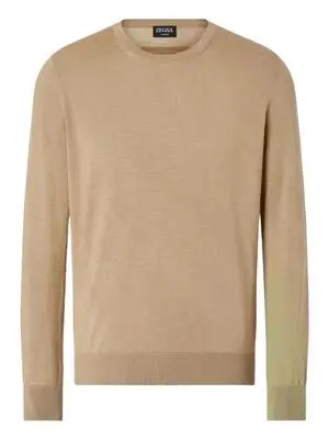 Zegna Crew-neck Sweater - Neutrals