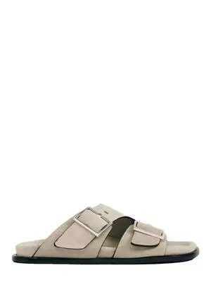 ALOHAS Alba Buckle Strap Sandals Neutrals