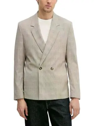 Sisley Double-breasted Blazer - Neutrals