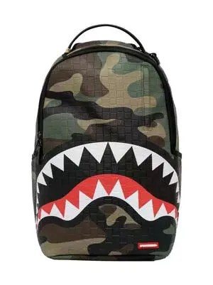 SPRAYGROUND Camouflage Shark Backpack - Black