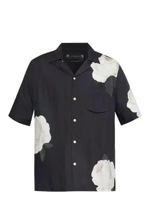 ALLSAINTS Alberic Floral-print Shirt - Black