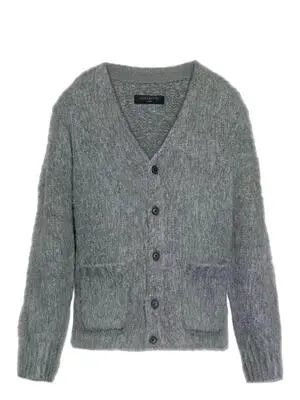 ALLSAINTS Tobie Buttoned Cardigan Green