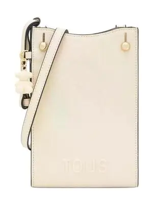 TOUS Bear Charm Phone Case Crossbody Bag - Neutrals