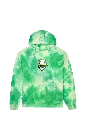 MALBON Printed Tie-dye Hoodie - Green