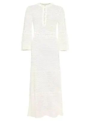 ERES Madone Bell-sleeve Maxi Dress - Neutrals
