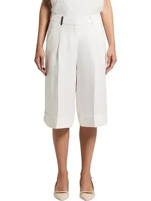 PESERICO Linen Bermuda Pants