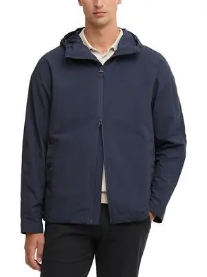 Barbour Rokig Hooded Showerproof Jacket - Navy