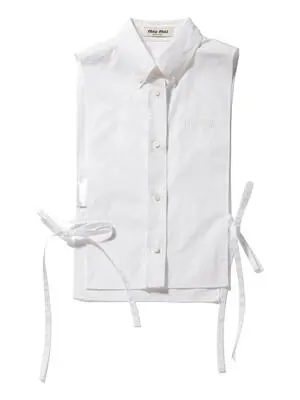 Miu Miu Poplin Shirt - White