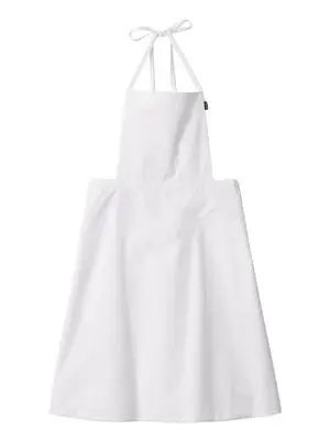 Miu Miu Poplin Apron - White