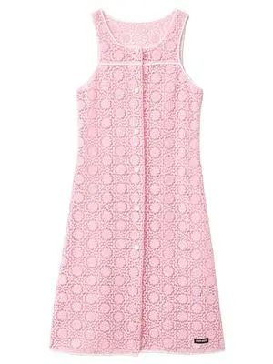 Miu Miu Macramé Dress - Pink