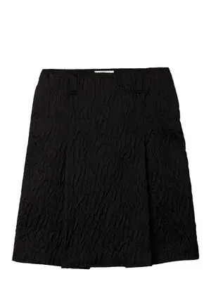 Miu Miu Cloqué Duchesse Skirt - Black
