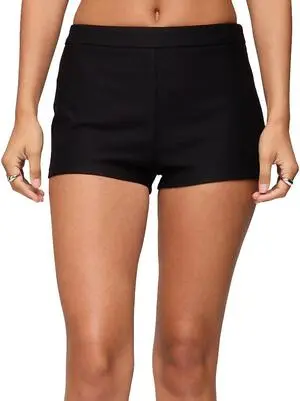 EDIKTED High Rise Micro Shorts - Black