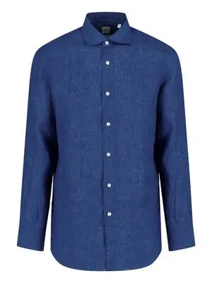 FINAMORE 1925 'gaeta' Shirt Blue