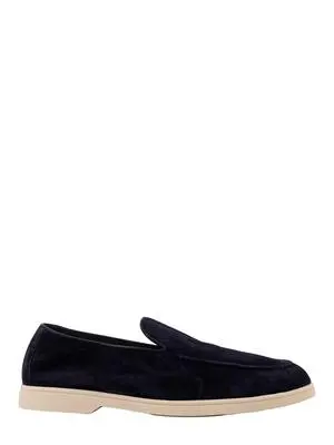 DOUCAL'S Reverse Suede Loafers - Blue