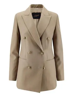Seafarer Betty Virgin Wool Blazer - Beige