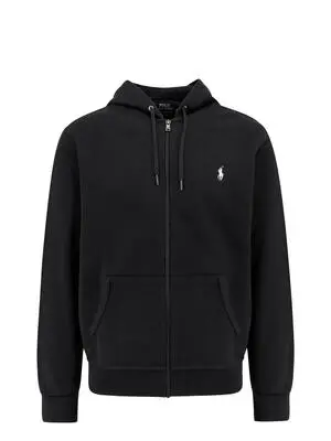 Polo Ralph Lauren Cotton Blend Sweatshirt With Embroidered Logo - Black