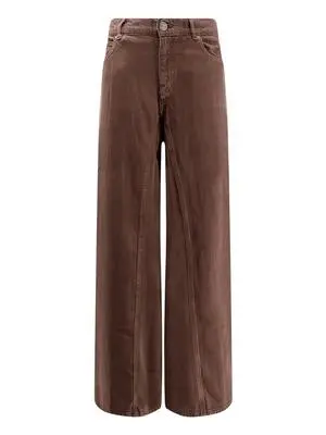 Pinko Winona Wide Leg Jeans - Brown