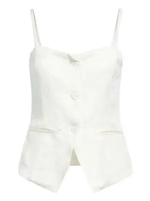 TWINSET Viscose And Linen Camisole - White