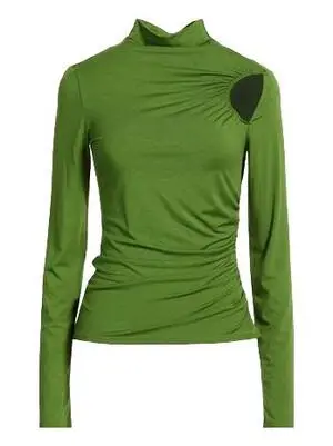 Patrizia Pepe T-shirt In Viscose And Elastane - Green