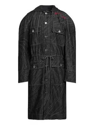 VIVIENNE WESTWOOD Denim Trench Coat - Black