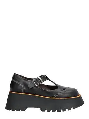 Burberry Loafers In Calfskin And Bovine Leather - Black