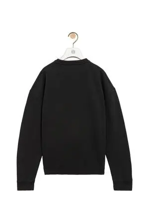 Loewe Anagram Sweatshirt Black