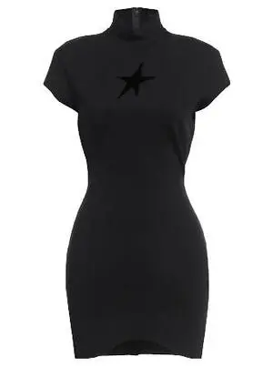MUGLER Mini Bodycon Dress - Black