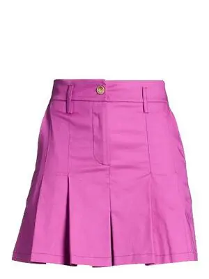 HAVEONE Mini Pleated Poplin Skirt - Purple