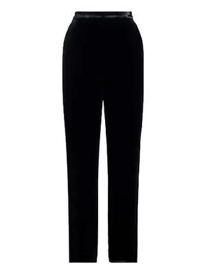 Etro Wide-leg Velvet Pants - Black