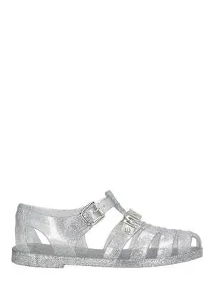 Moschino Sandals In Pvc - Grey