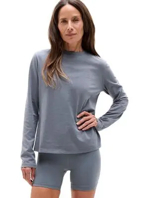 Athleta Classic Cotton Top - Slate
