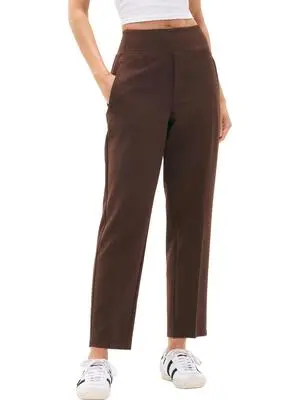 Athleta High-Rise PrimaStretch Straight Leg Pants Woodland