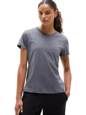Athleta Classic Cotton Tee - Slate