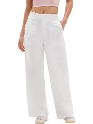 Athleta Skyline High Rise Wide Leg Pants - Bright White