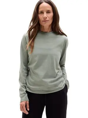 Athleta Favorite Cotton Classic Top Cacti