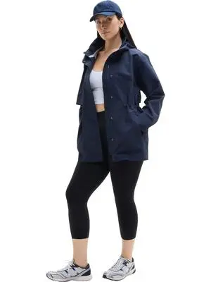 Athleta Rainout Solara Short Trench - Navy