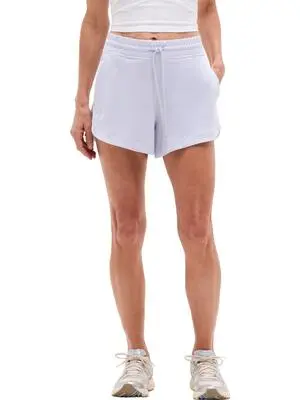Athleta Seasoft Mid-Rise 4" Shorts Dove