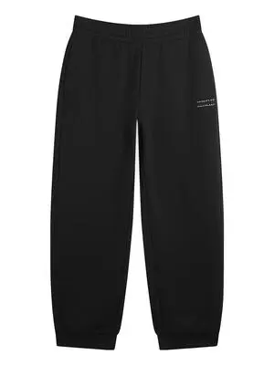 Moncler Stripe Logo Sweatpants - Black