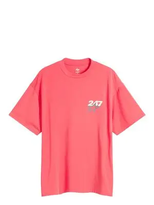 REPRESENT 247 Represent Team 247 Star Print Oversized T-shirt - Racing Red