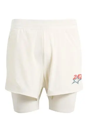 REPRESENT 247 Hybrid Shorts - Flat White