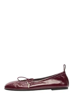 ALOHAS Rosalind Patent Leather Ballet Flats Onix Burgundy