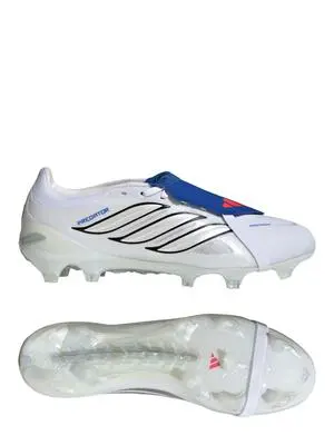 Adidas Predator Pro Fold-over Tongue Firm Ground Soccer Cleats - Cloud White / Zero Metalic / Royal Blue