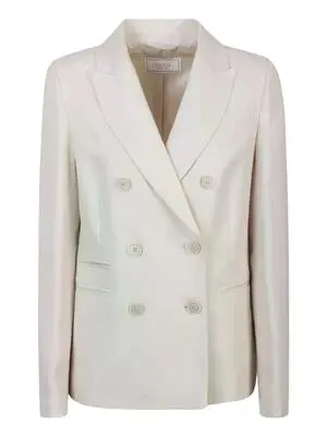 Peserico Double-breasted Blazer - Neutrals