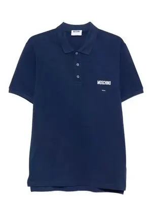 Moschino Logo-print Polo Shirt - Blue
