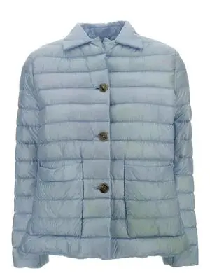 Herno Quilted Buttoned Jacket - Blue