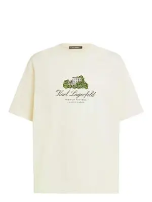 Karl Lagerfeld Relaxed Print T-shirt - Neutrals