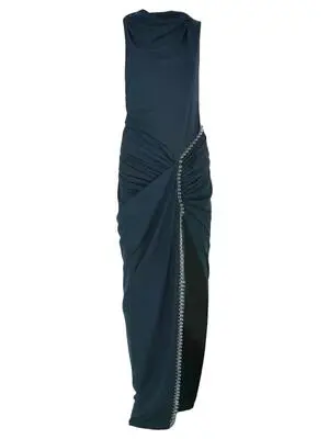 Significant Other Rufayah Beaded Draped Maxi Dress - Blue